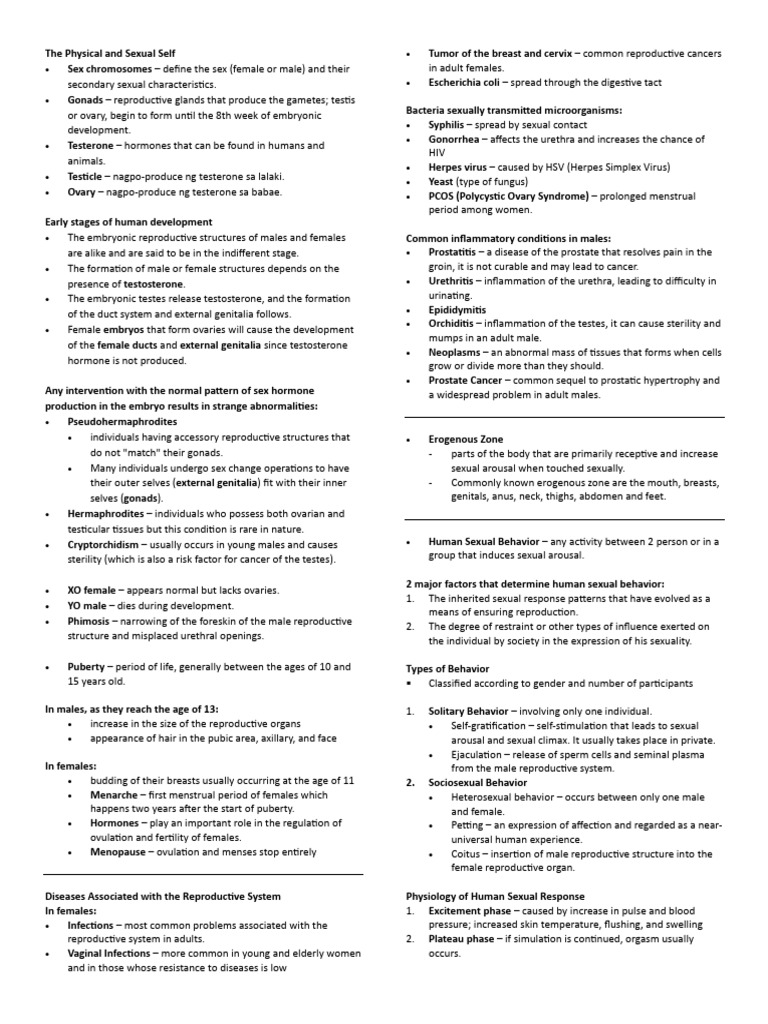 Ge 101 Reviewer | PDF | Sexual Intercourse | Orgasm