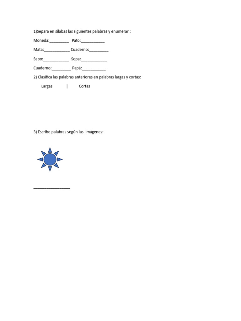 Actividades de Sílaba y Clasificación | PDF | Juegos y actividades