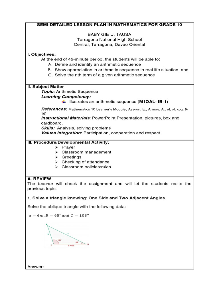 SEMI - Detailed (Final) | PDF | Learning | Mathematics