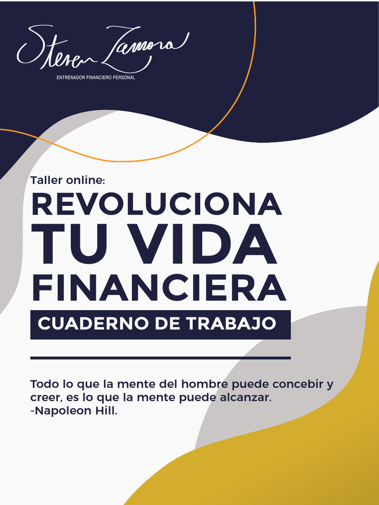 Workbook REVOLUCIONA TU VIDA | PDF Workbook REVOLUCIONA TU VIDA | PDF