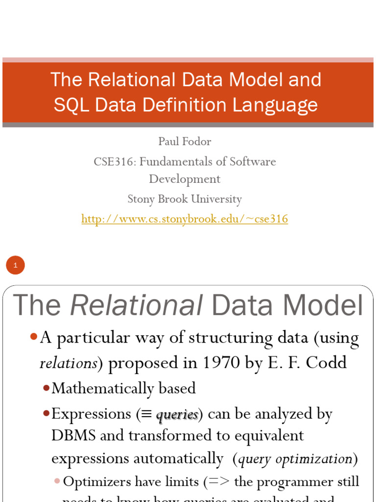 L13_Relational_Model_DDL | PDF | Relational Model | Relational Database