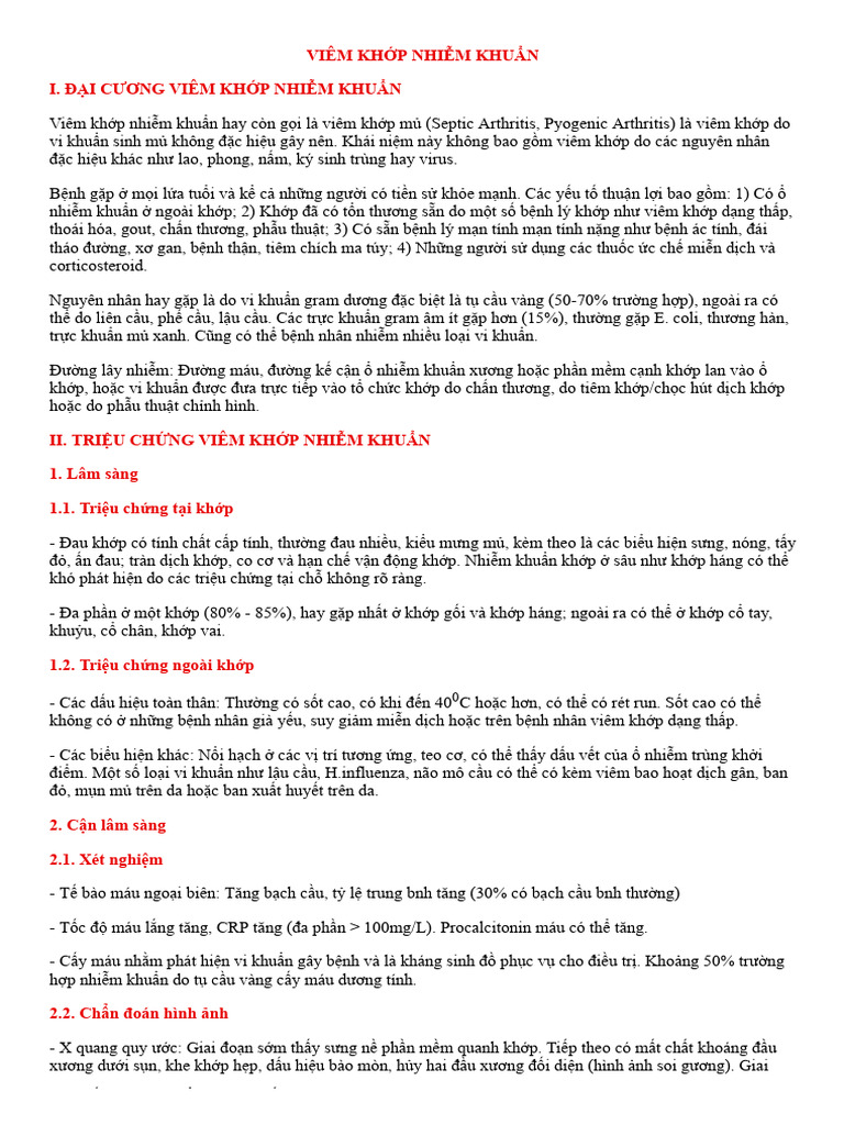 (123doc) - Phac-Do-Chan-Doan-Dieu-Tri-Viem-Khop-Nhiem-Khuan | PDF