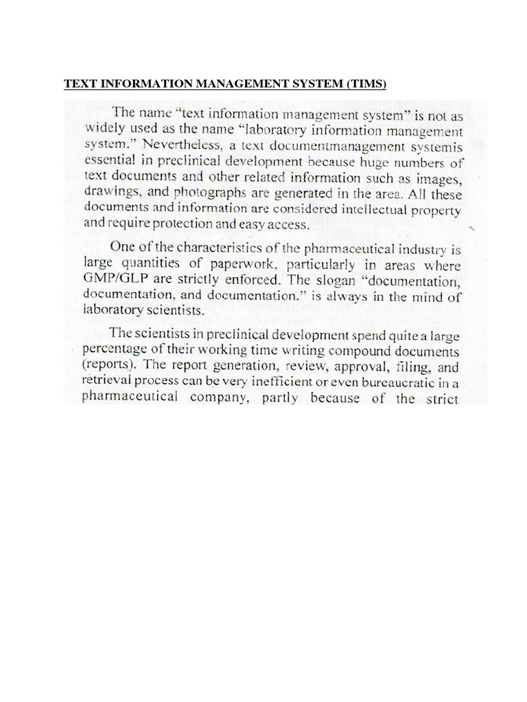 Unit V Text Information Management System | PDF | Pharmacokinetics ...