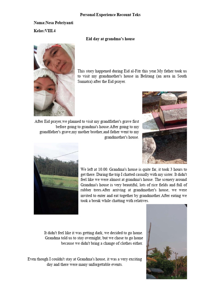 Teks Recount | PDF | Mystery, Thriller & Crime Fiction