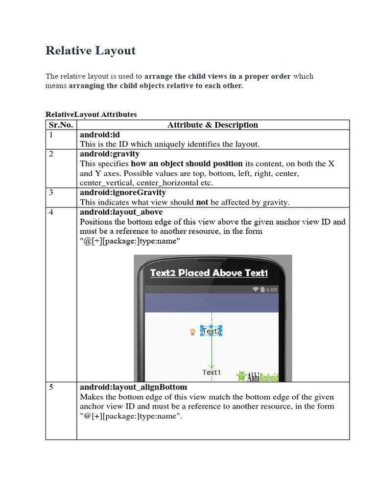 Relative Layout | PDF | Boolean Data Type | Computer Programming
