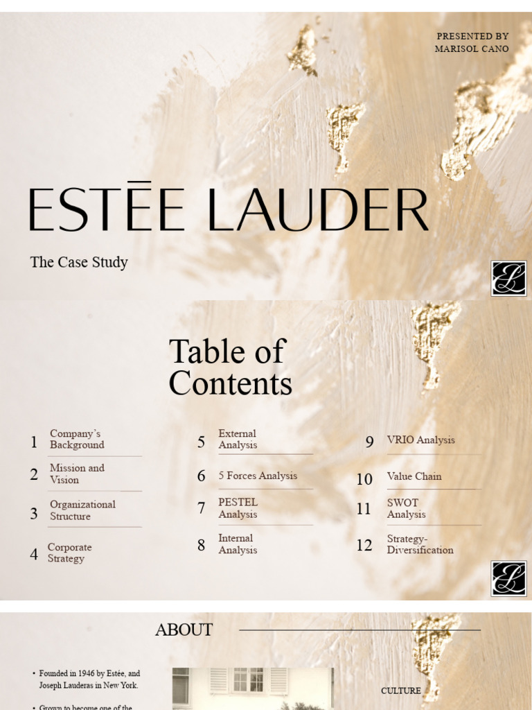 Estee Lauder MGT | PDF | Brand | Cosmetics