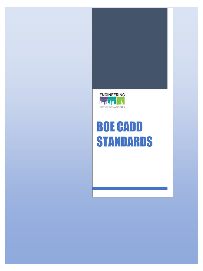 BOE CADD Manual 210827 | PDF | Computer File | Computer Aided Design