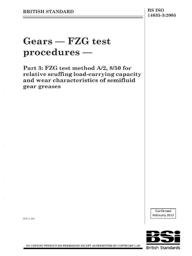 Iso 14635-3 PDF | PDF