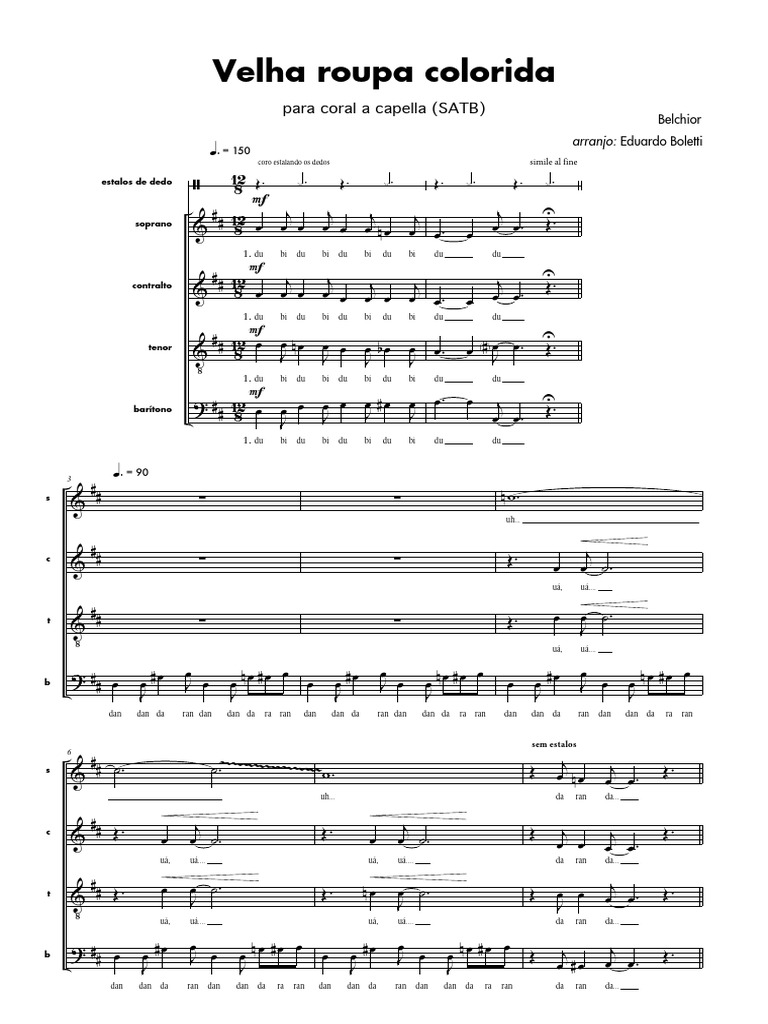 Roupa Colorida | PDF