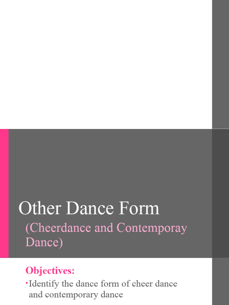 Other Dance Form | PDF | Dances | Cheerleading