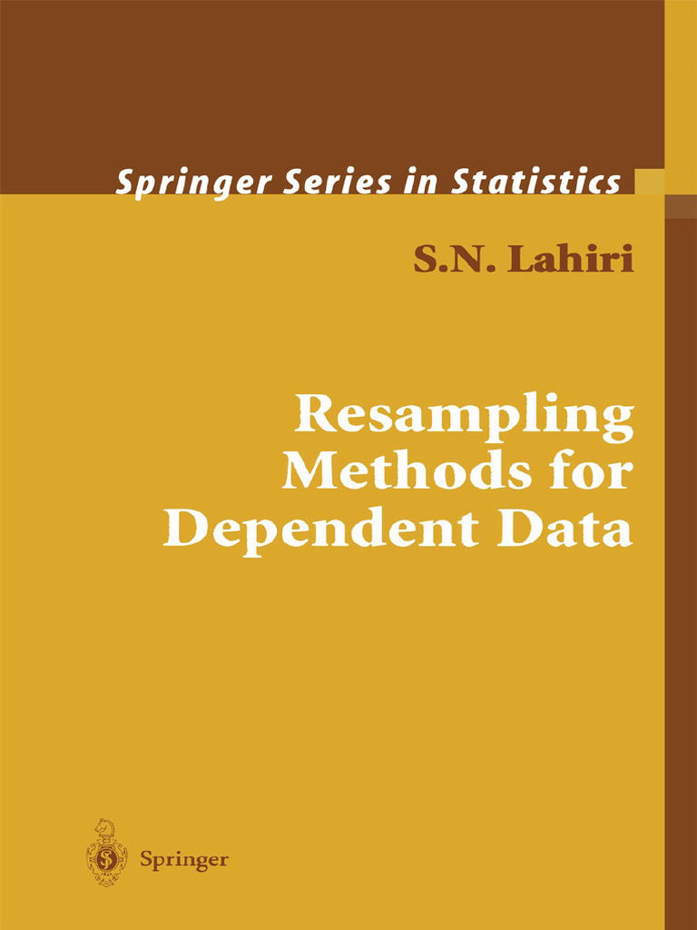 Resampling Methods For Dependent Data Pdf Bootstrapping Statistics Resampling Statistics