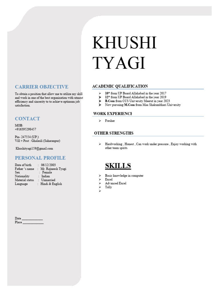 Khushi | PDF