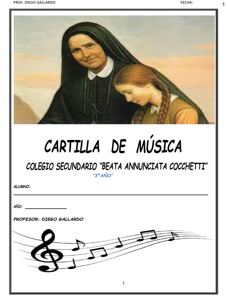 Música en la Educación Secundaria | PDF | Escala (música ...