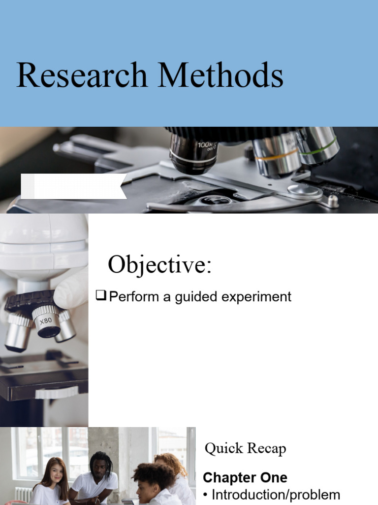 Research Methods & Experiment Guide | PDF | Methodology | Science