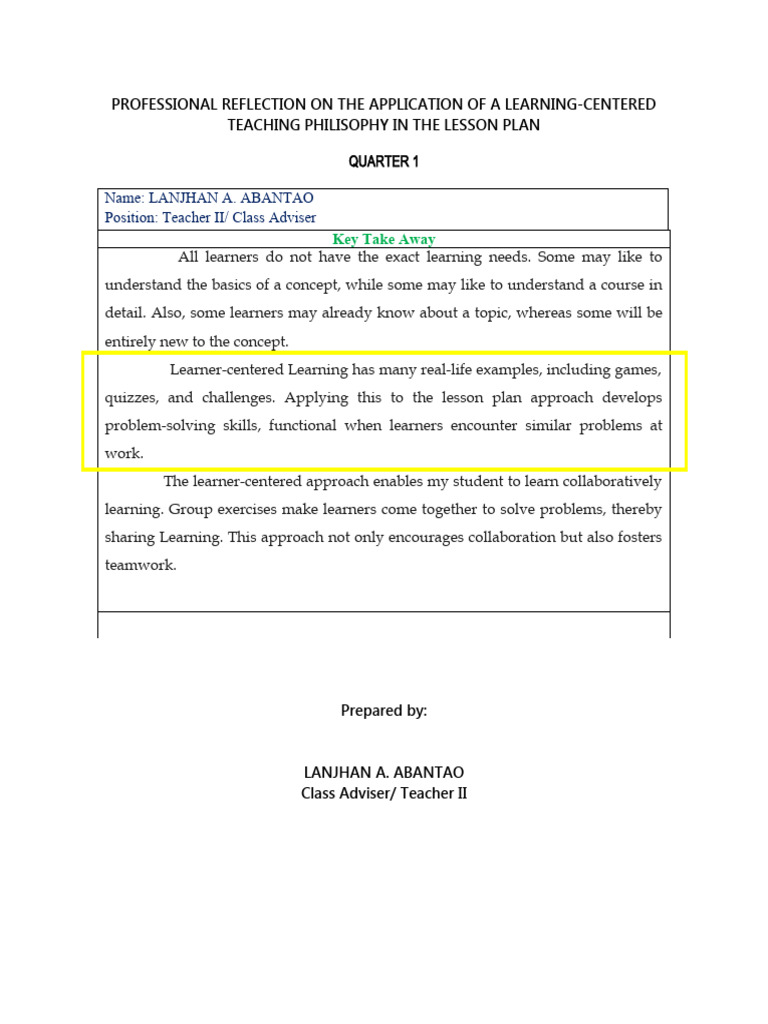 Professional Reflection Notes On The Application RPMS 2023 | PDF ...