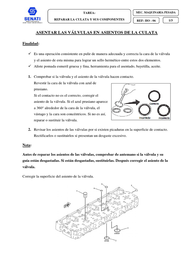 316 Asentar Válvulas (H.O.) | PDF