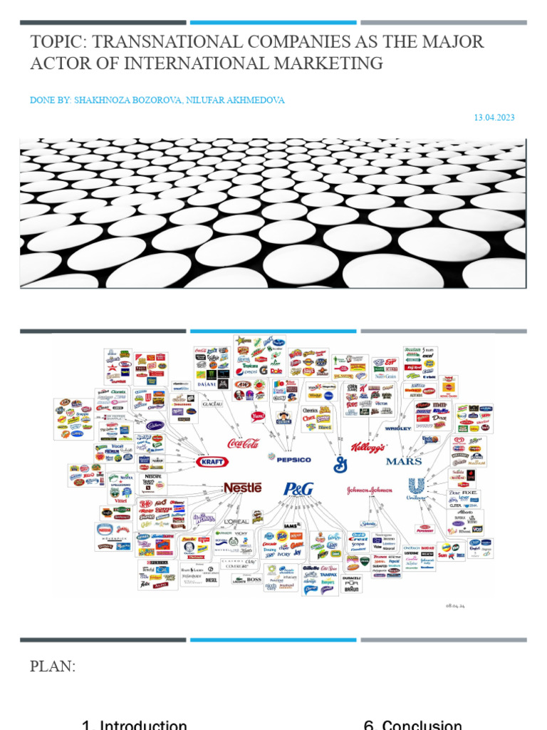 Transnational Corporations | PDF | Multinational Corporation | Brand