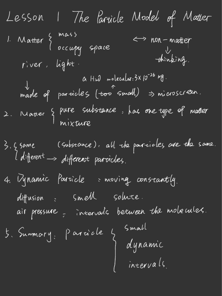 C2 Notes | PDF | Matter | Nature