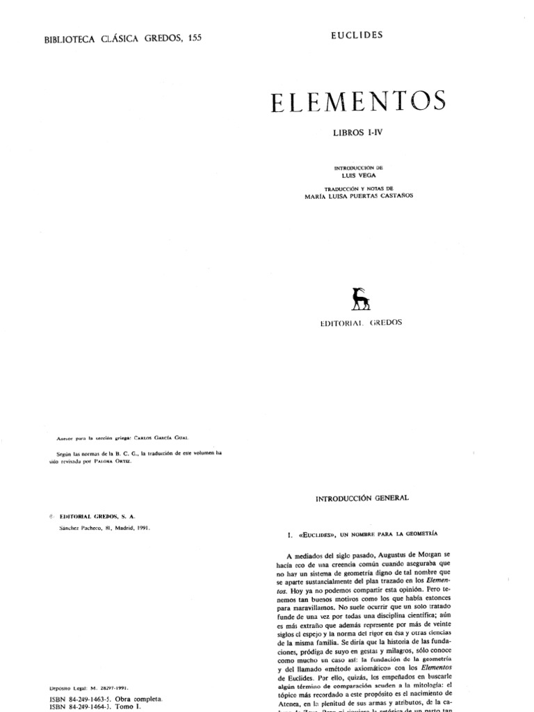 Euclides 1 Elementos-I-IV | PDF