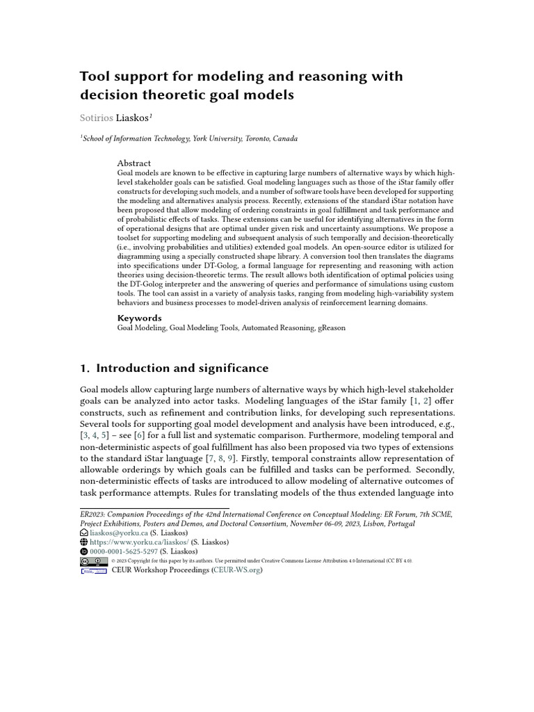 Tool Support For Modeling and Reasoning | PDF | First Order Logic ...