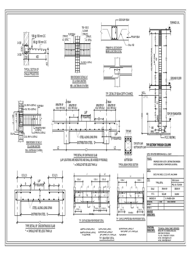 Typical Detail | PDF | Beam (Structure) | Structural Engineering
