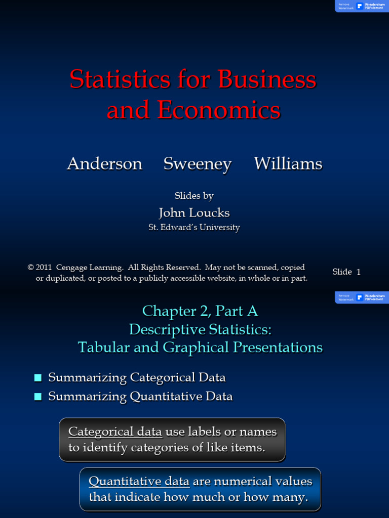 Chapter 2a | PDF | Histogram
