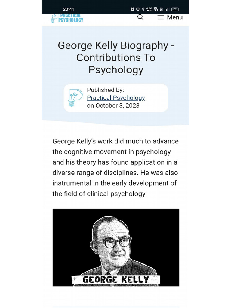 George Kelly's | PDF
