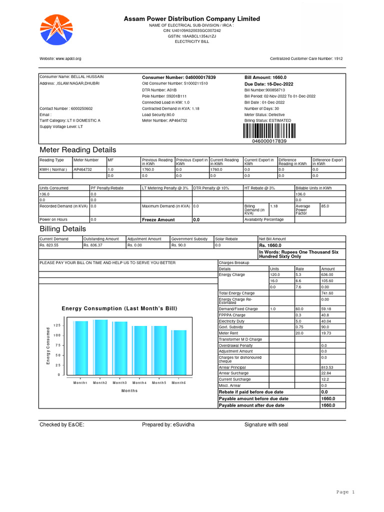 041EBIL | PDF | Power (Physics) | Electric Power