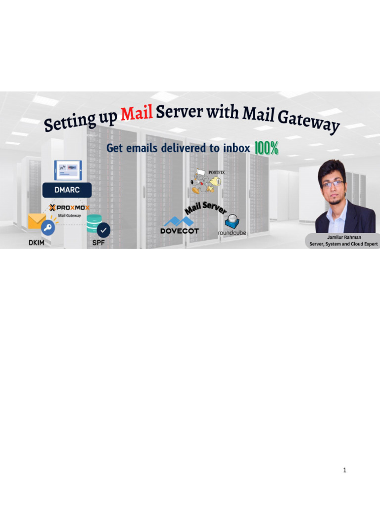 Mail Server Setup - With PMG - Alma8 | PDF | Domain Name System | Port (Computer Networking)