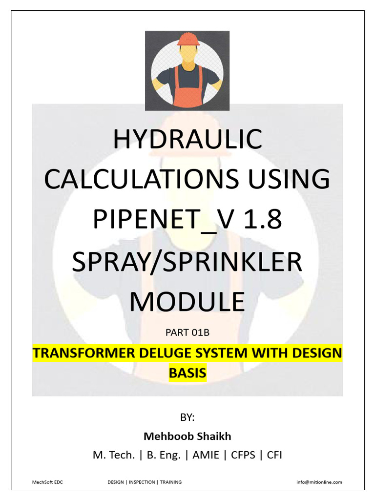 Pipenet - Training Guide 1b | PDF | Hydraulics | Chemical Engineering