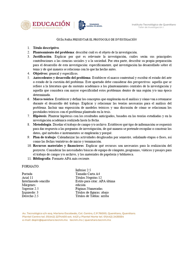 GUÍA DE PROTOCOLO | PDF | Teoría | Science