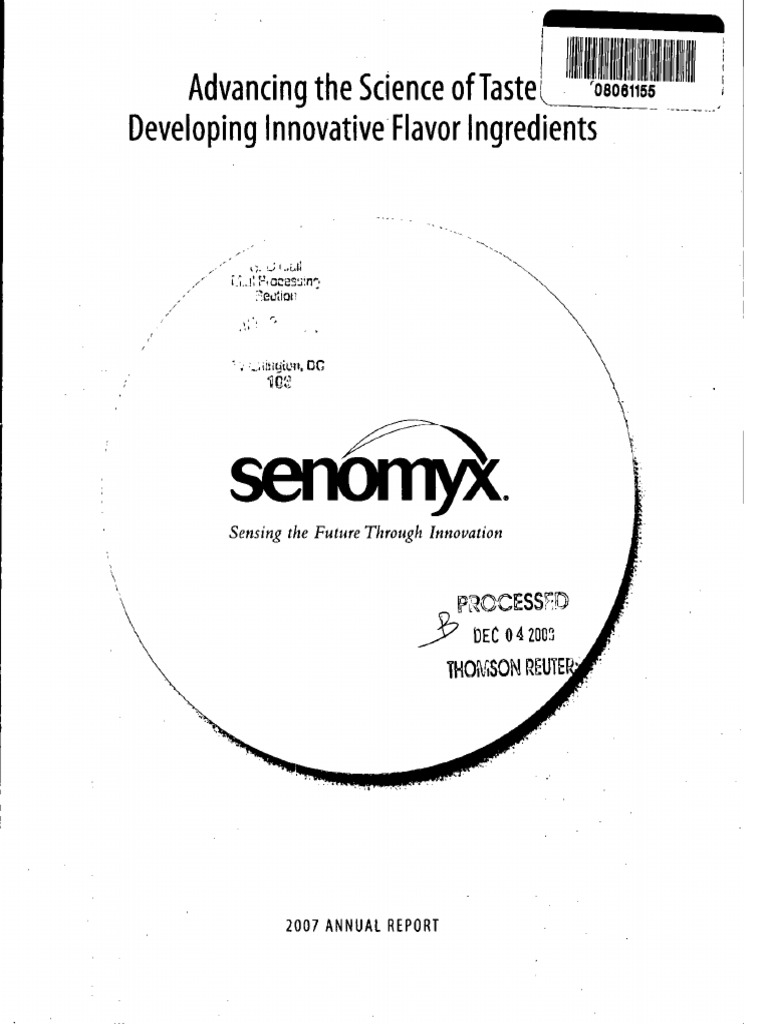 Senomyx | PDF