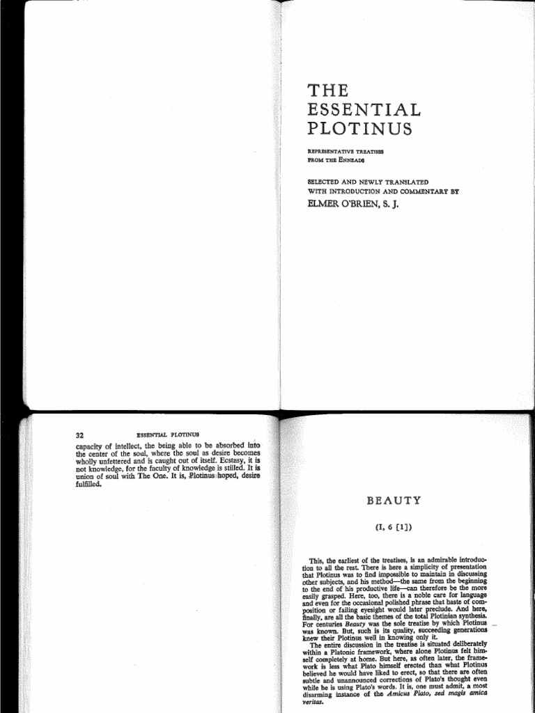 Plotinus - Enneads I.6, Beauty | PDF