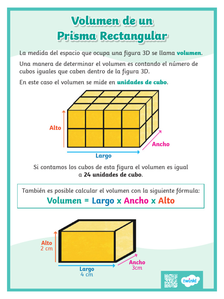 CL M 1698612207 Poster Volumen de Un Prisma Rectangular Ver 2 | PDF ...