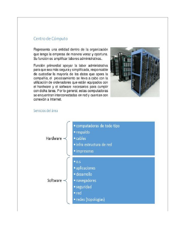 Centro de Computos - 1 | PDF