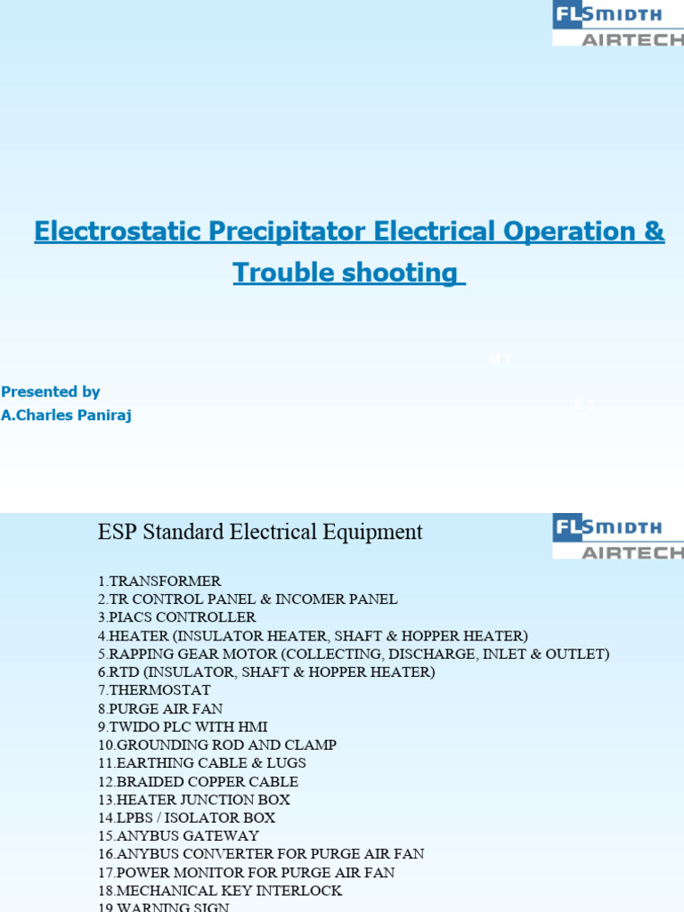 ESP Electrical Training | PDF | Switch | Insulator (Electricity)