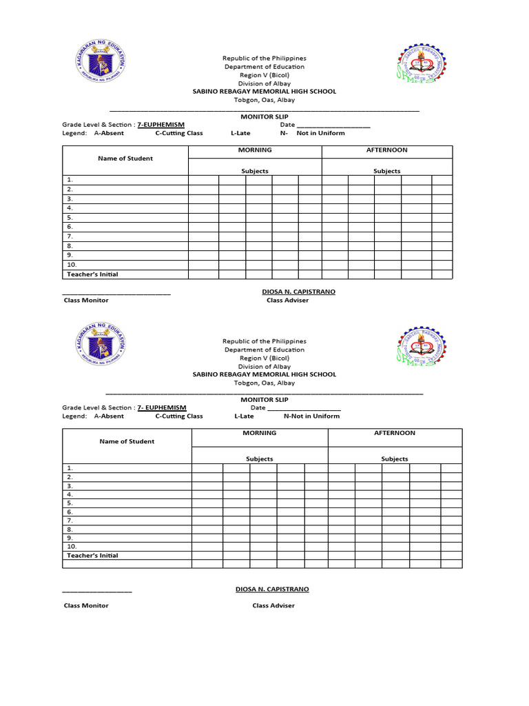 Monitor Slip 7-eUPHEMISM | PDF