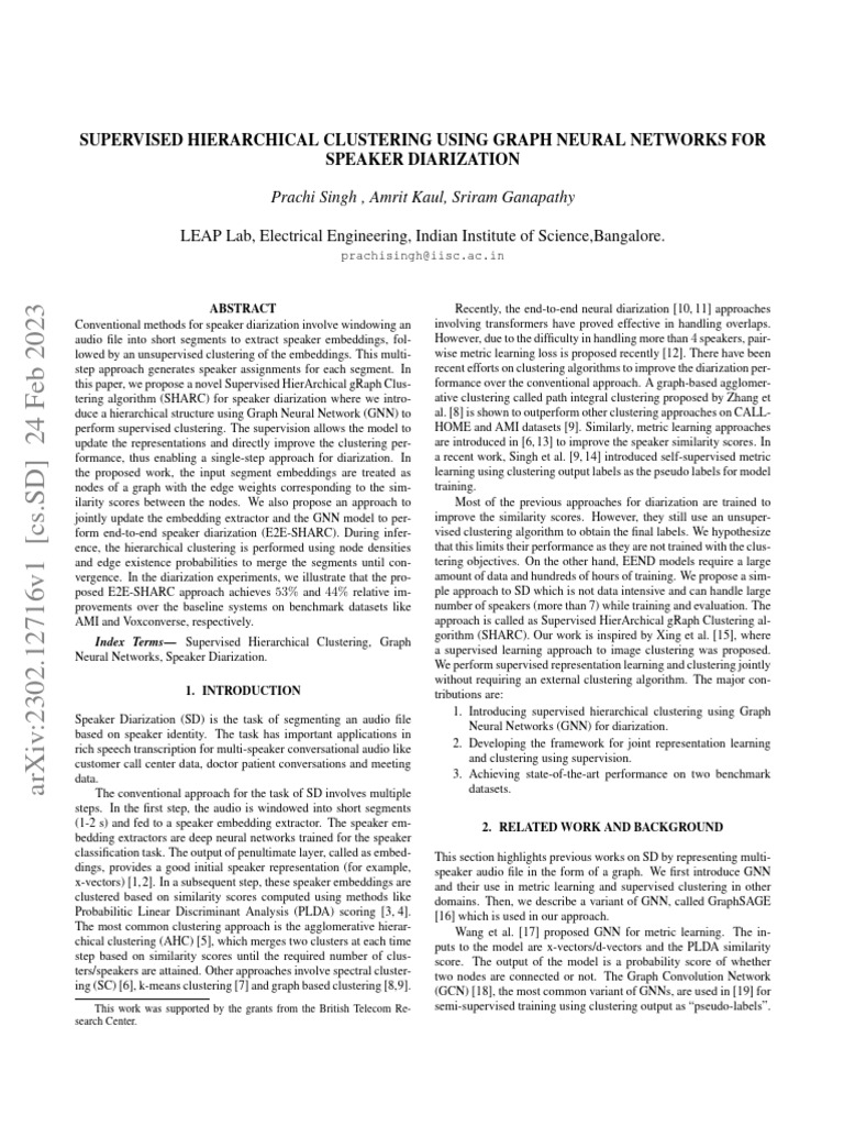 This Work Was Supported by The Grants From The British Telecom Re-Search Center | PDF ...