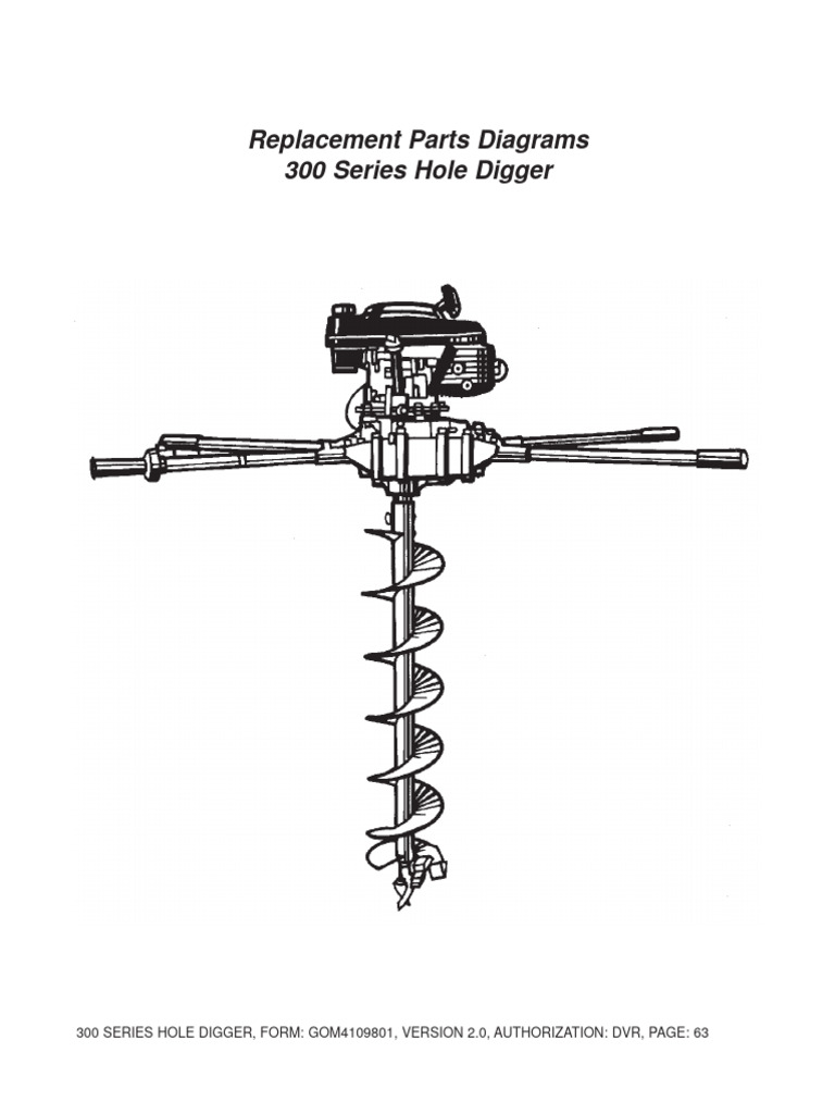 General Auger Parts Diagram | PDF | Carburetor | Screw
