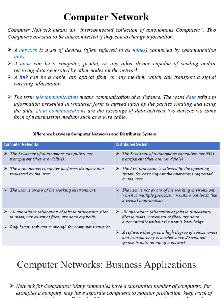 Computer - Networks - Chapter 1 - 2022 | PDF | Duplex ...