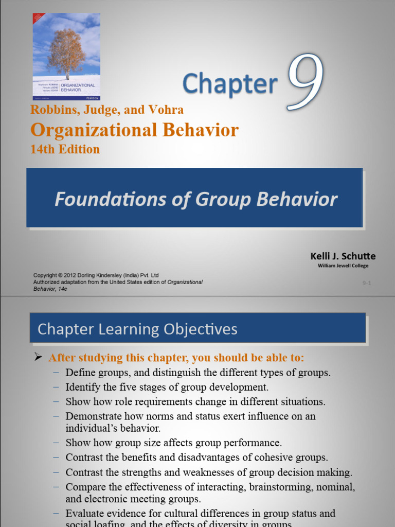 Organizational Behavior: Foundations of Group Behavior | PDF | Deviance ...
