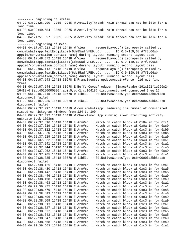 Logcat | PDF | Component Object Model | Java (Programming Language)