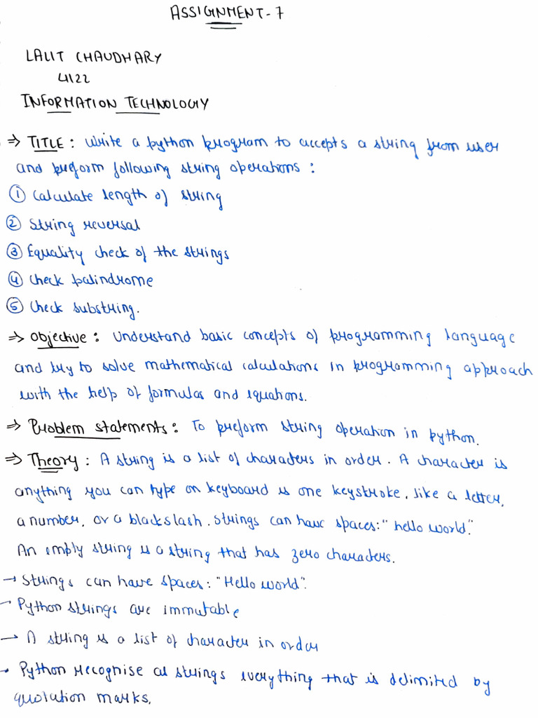 4122 Assignment 7 | PDF