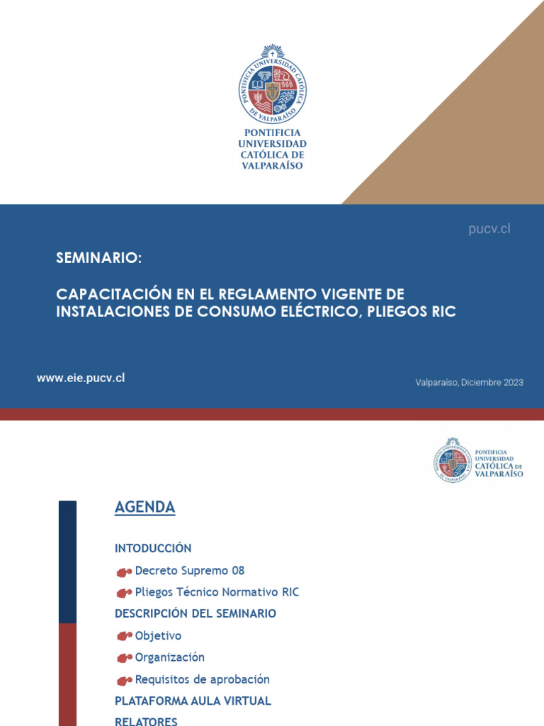 Eie-Pucv Seminario Pliegos Ric Final | PDF | Ingeniería