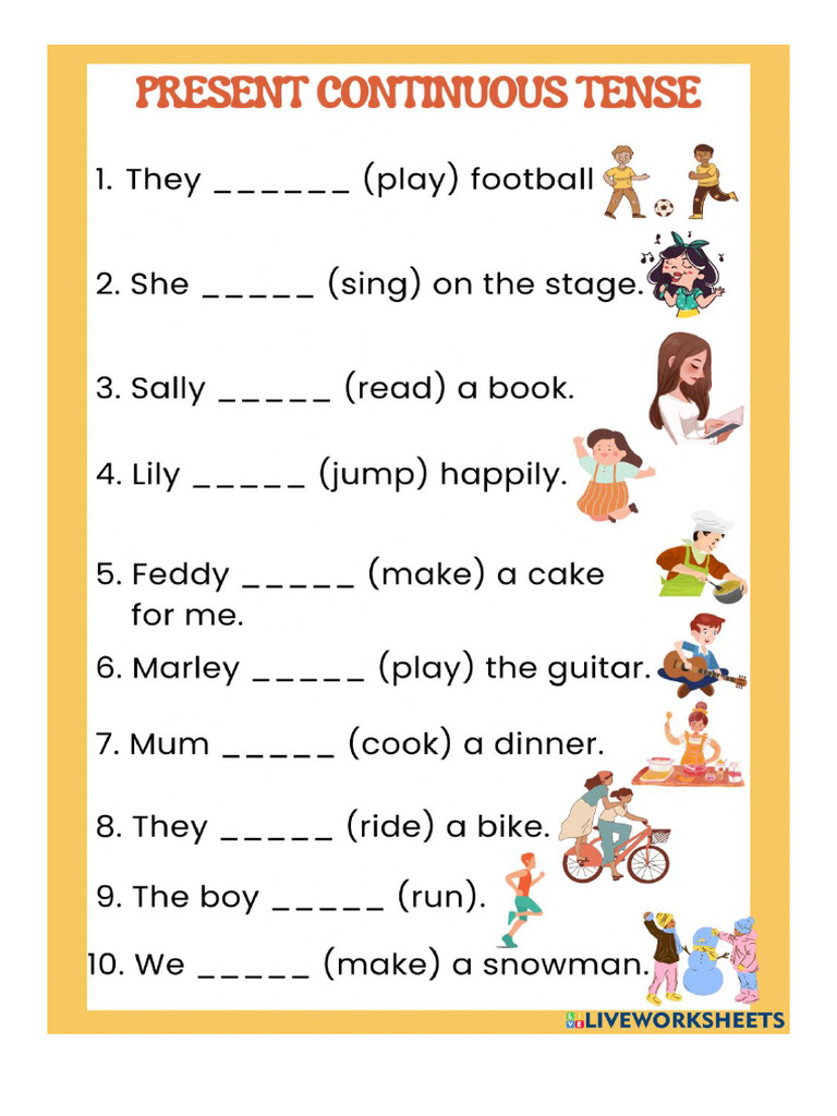 Present Continuous | PDF