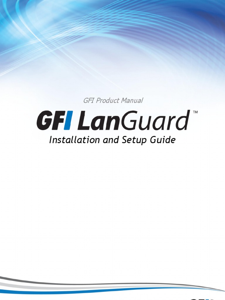 Installation and Setup Guide: GFI Product Manual | PDF | Technical ...