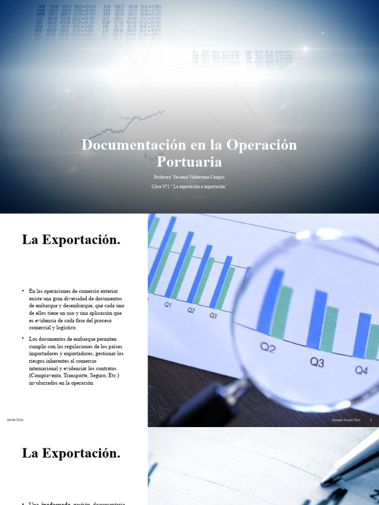 Documentación para Exportación Clase 1 | PDF | Factura | Exportaciones