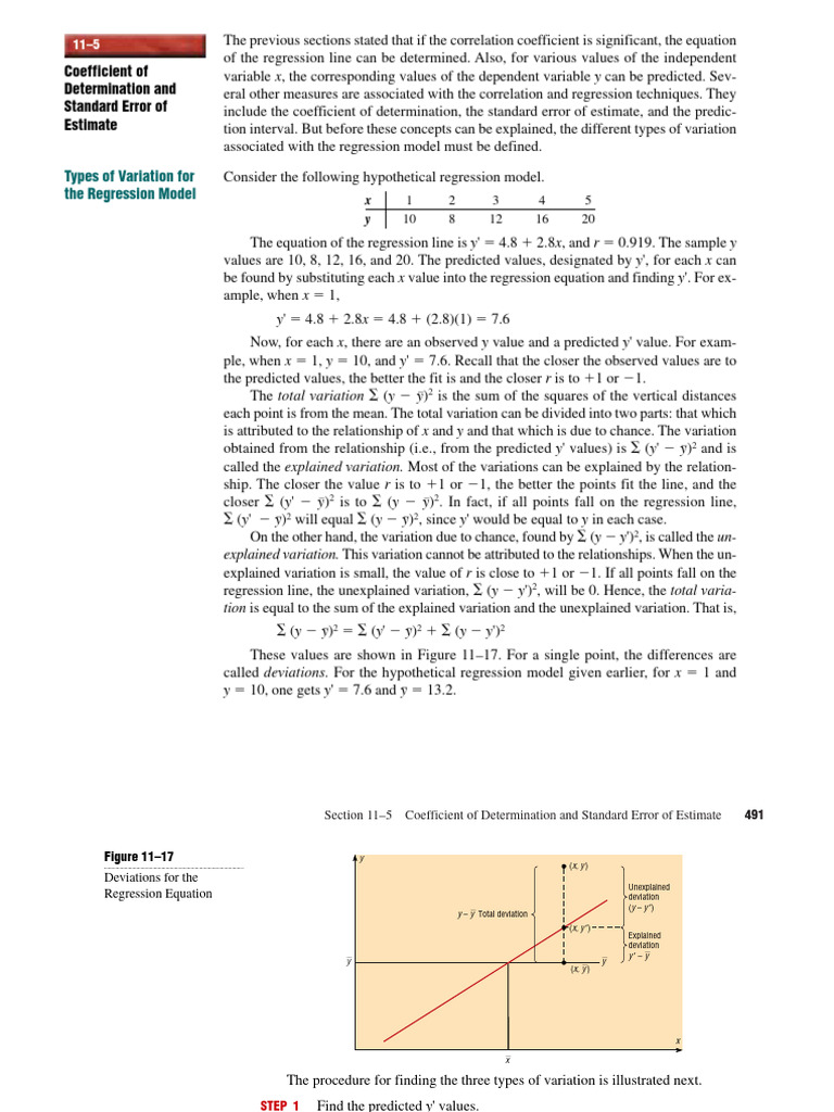 Coefficient of Determination | Download Free PDF | Coefficient Of Determination | Regression ...