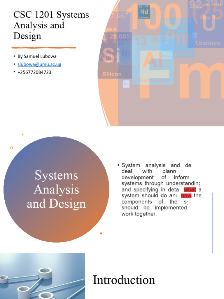 Lec1 Intro to SAD | PDF | System | Specification (Technical Standard)