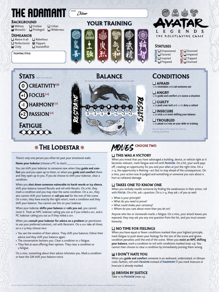 The Adamant Sheet | PDF